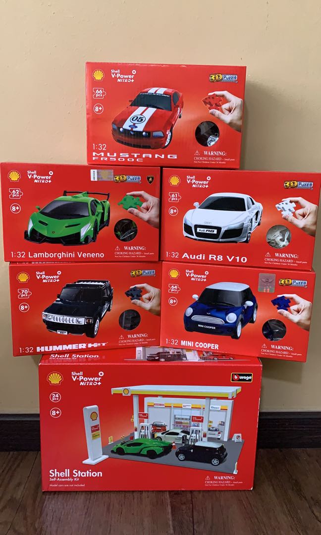 Shell V power car set, Hobbies & Toys, Toys & Games on Carousell