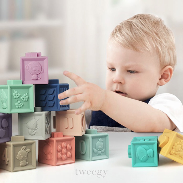 Silicone Blocks, Babies & Kids, Toys & Walkers on Carousell
