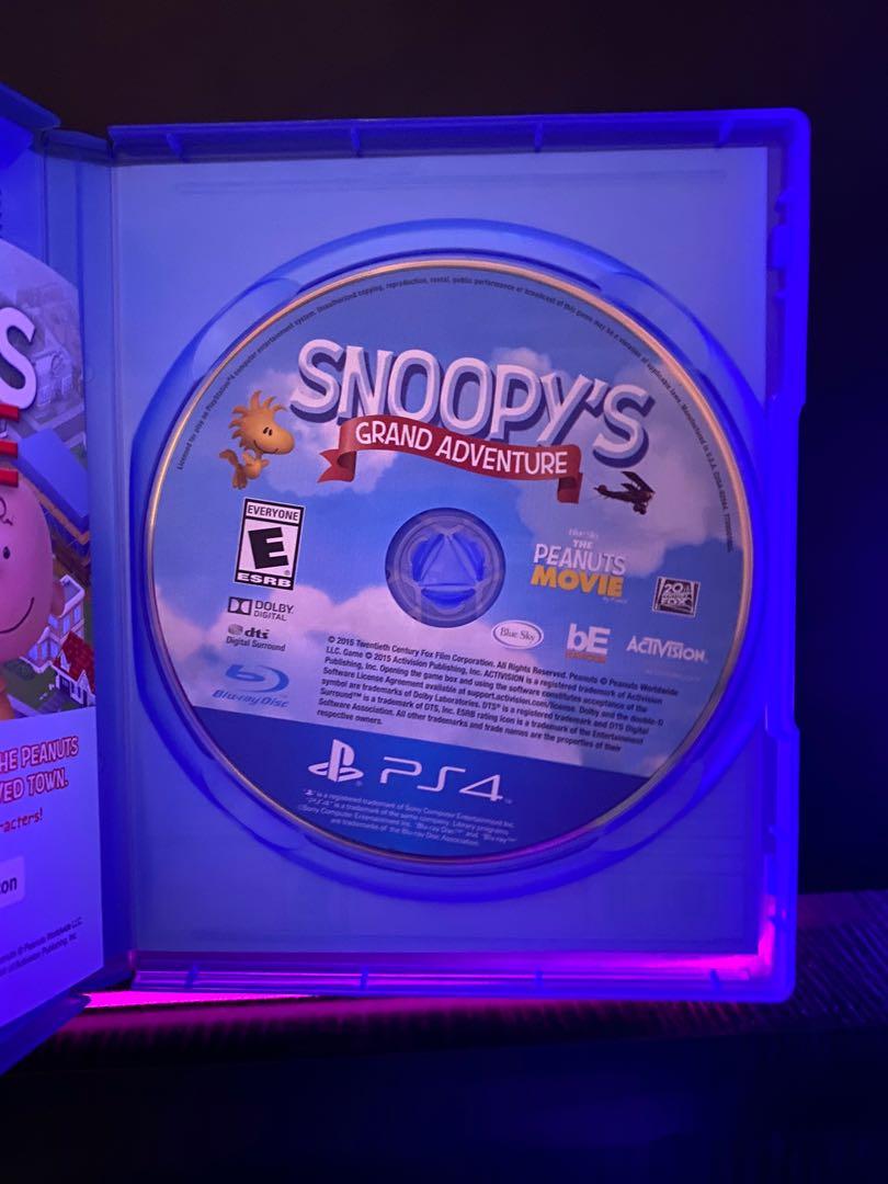SNOOPY'S GRAND ADVENTURE PS4, Video Gaming, Video Game Consoles ...
