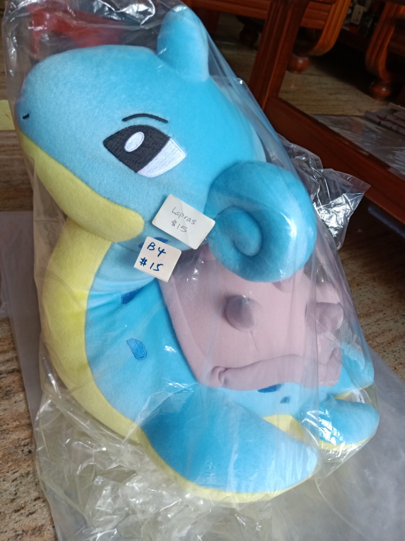 Soft toy - Lapras, Hobbies & Toys, Toys & Games on Carousell