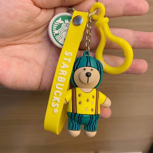 Starbucks Bearista keychain korean design, Hobbies & Toys, Toys & Games on Carousell