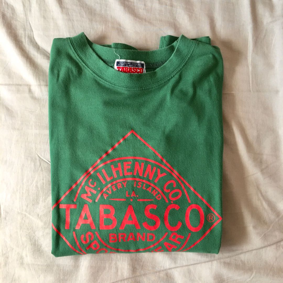 Vintage Tabasco Tee (Thrifted) , Men's Fashion, Tops & Sets, Tshirts ...