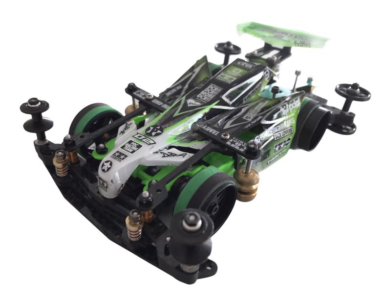 Tamiya mini 4wd / green Neo Falcon, Hobbies & Toys, Toys & Games on ...