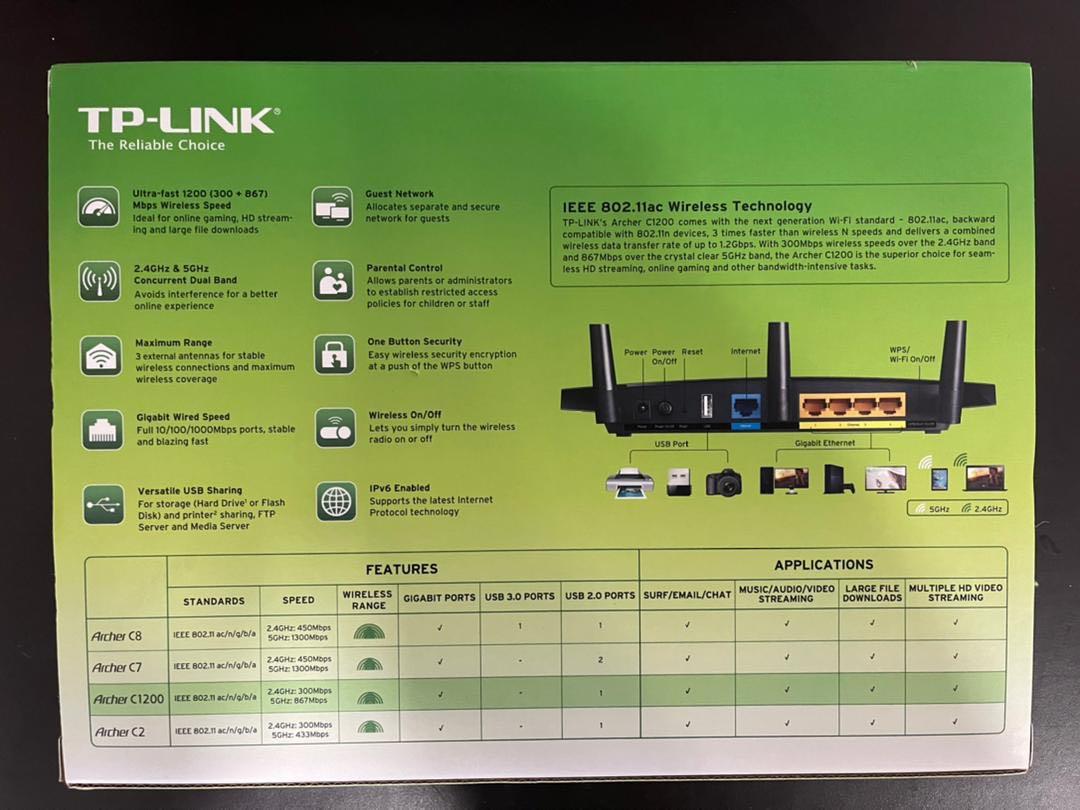 TP LINK Wireless Router, Computers & Tech, Parts & Accessories ...