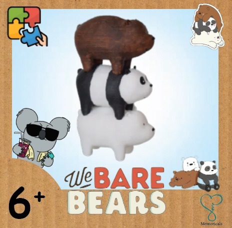We bare bears series- Stack- Painting and Assembly, Hobbies & Toys ...