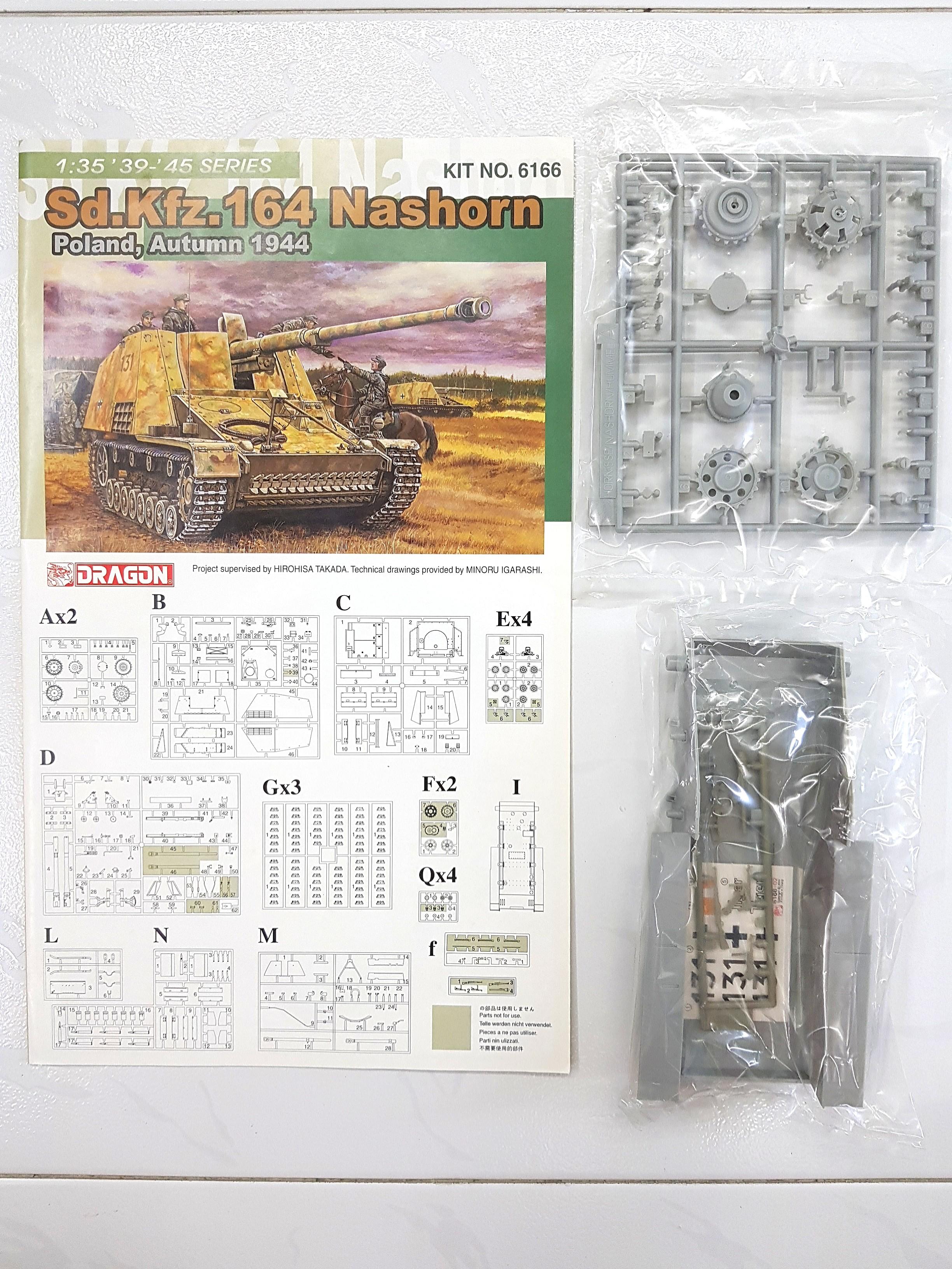 1/35 #6166 Dragon German Self Propelled Gun (SPG) Sd. Kfz. 164 Nashorn ...
