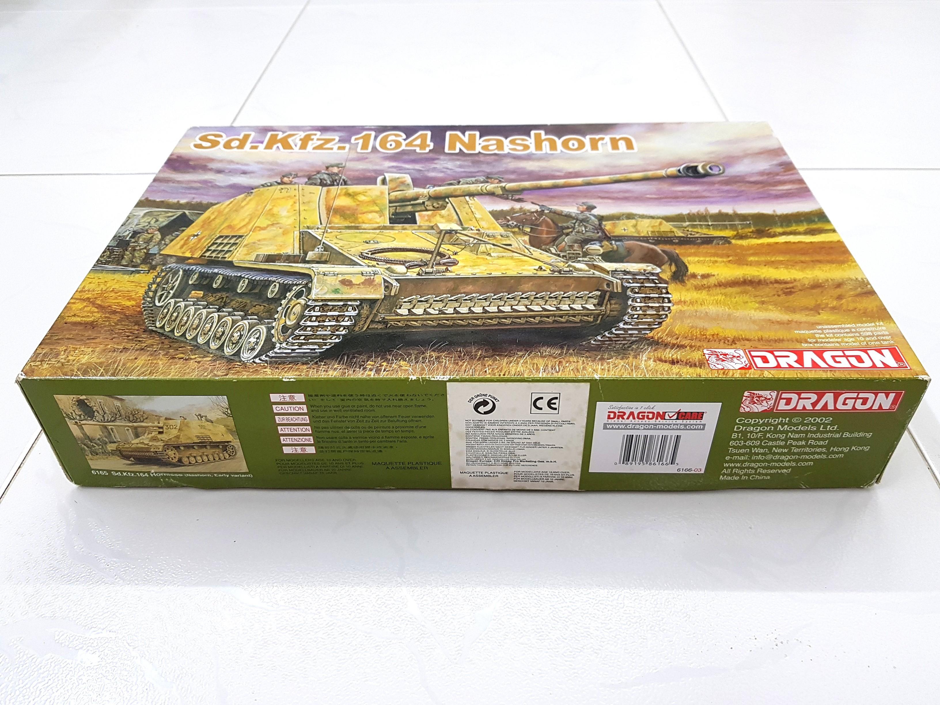 1/35 #6166 Dragon German Self Propelled Gun (SPG) Sd. Kfz. 164 Nashorn ...