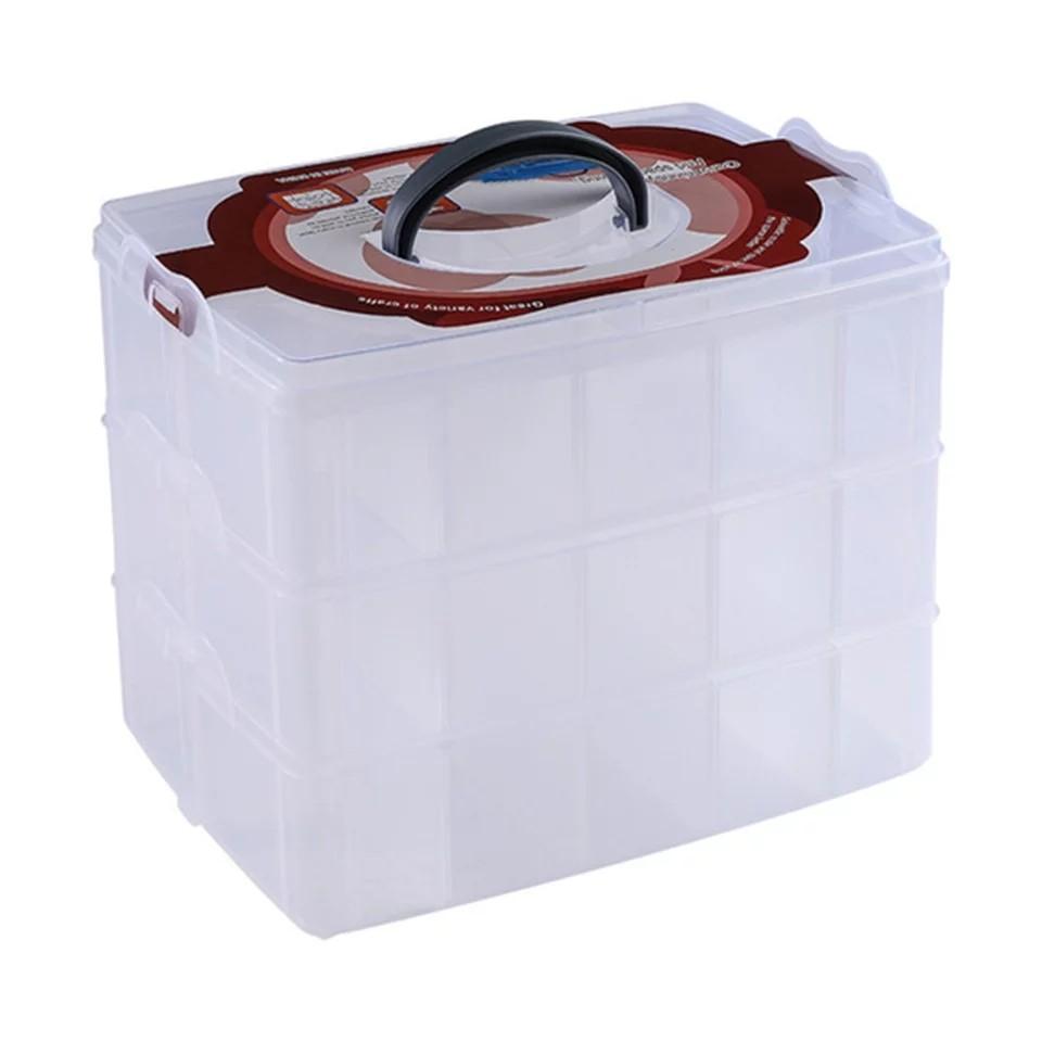 3 Layers Removable Partition Large Sorting Boxes, Furniture & Home ...