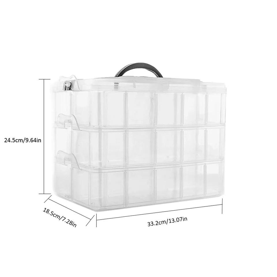 3 Layers Removable Partition Large Sorting Boxes, Furniture & Home ...