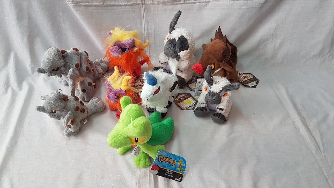 8 Monster Hunter & 1 Pokemon Stuffed Toys, Hobbies & Toys, Toys & Games ...