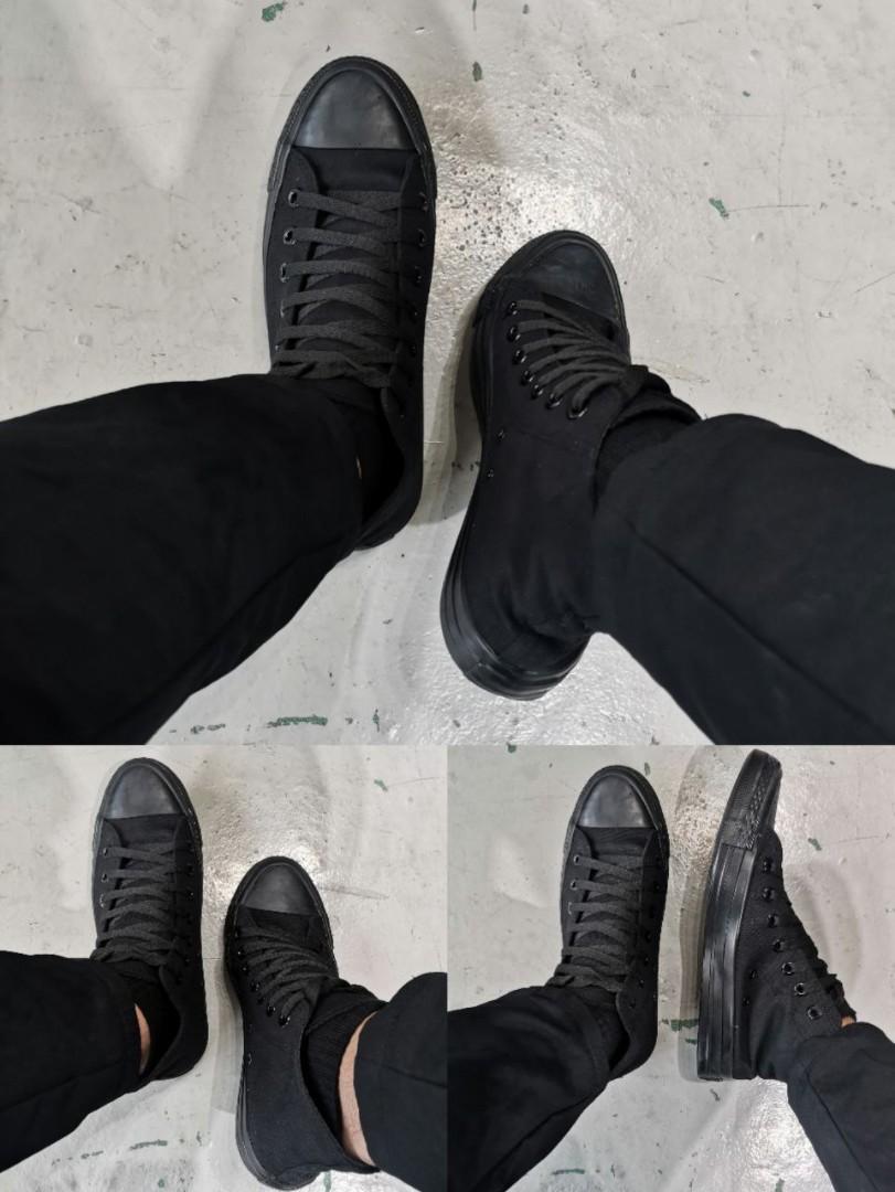 ALL BLACK SHOES, Men's Fashion, Footwear, Sneakers on Carousell