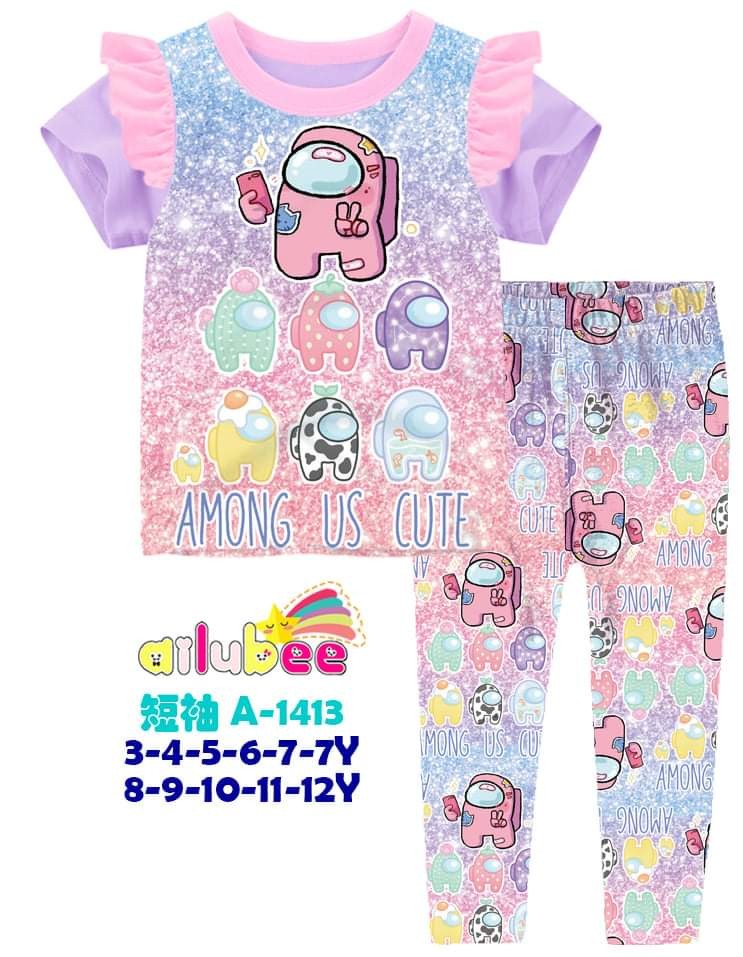 Among Us PJ sets, Babies & Kids, Babies & Kids Fashion on Carousell