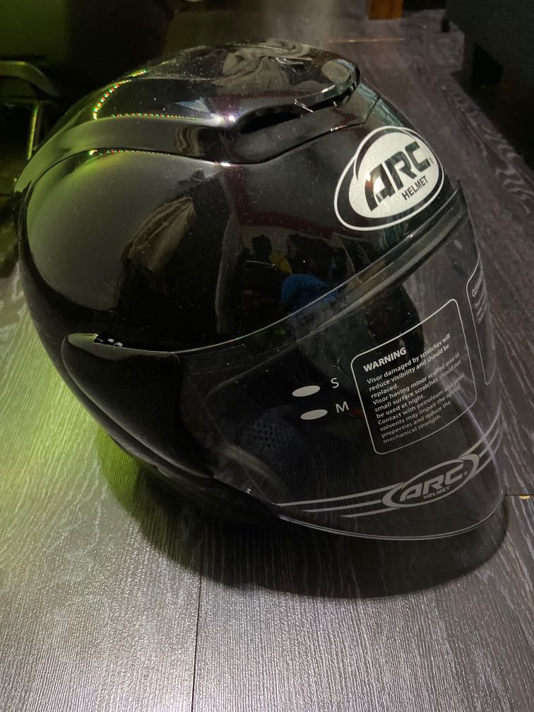 ARC helmet, Motorcycles, Motorcycle Apparel on Carousell