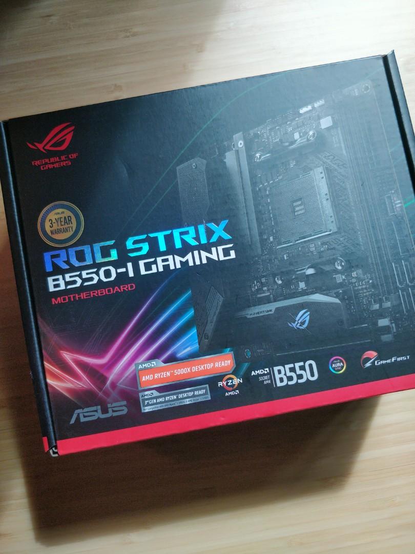 ASUS ROG STRIX B550-I GAMING AMD Ryzen 5000, PCIe 4.0, WiFi 6, ITX ...
