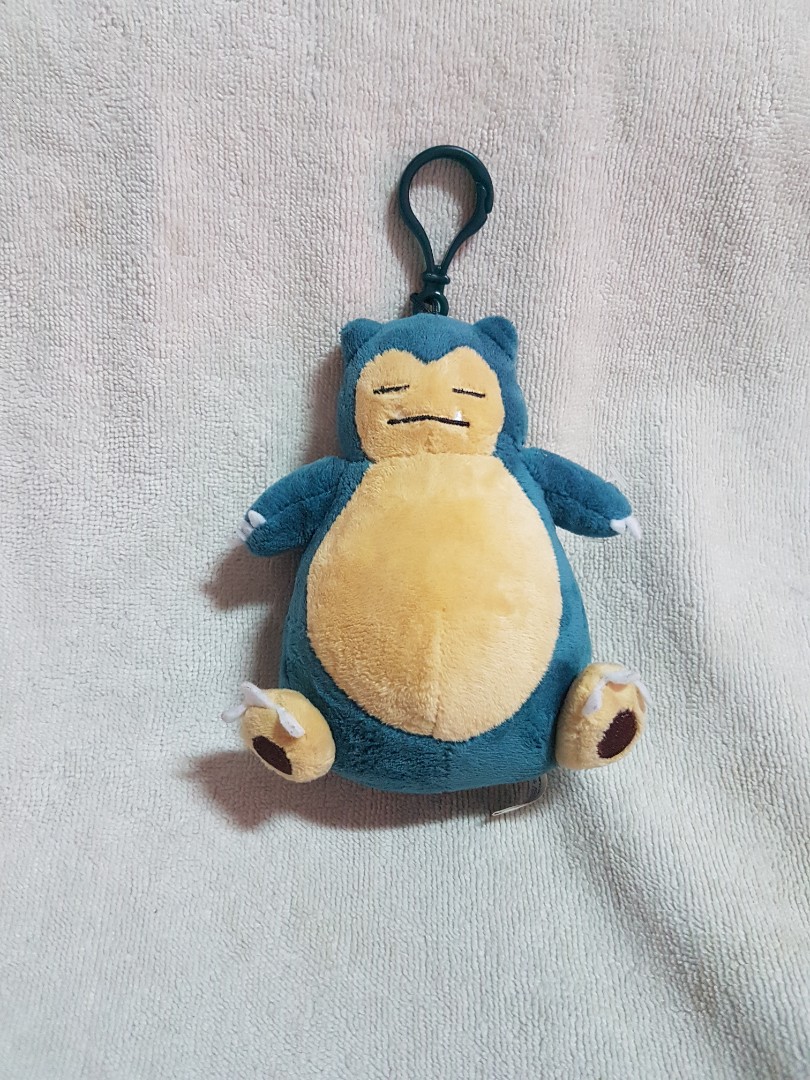 Authentic Vintage Nintendo Pokemon Snorlax Plush Soft Toy Keychain, Hobbies & Toys, Collectibles ...