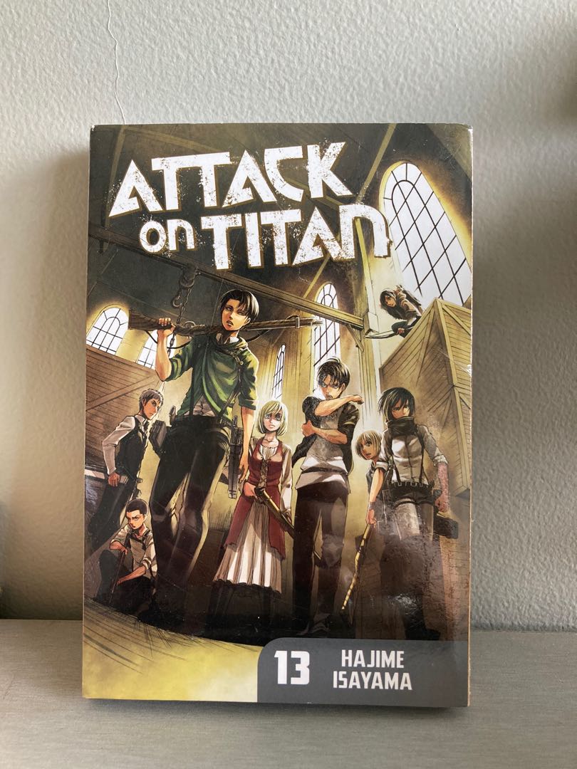 [BRAND NEW] Attack on Titan (AoT) Manga Volume 13, Hobbies & Toys ...