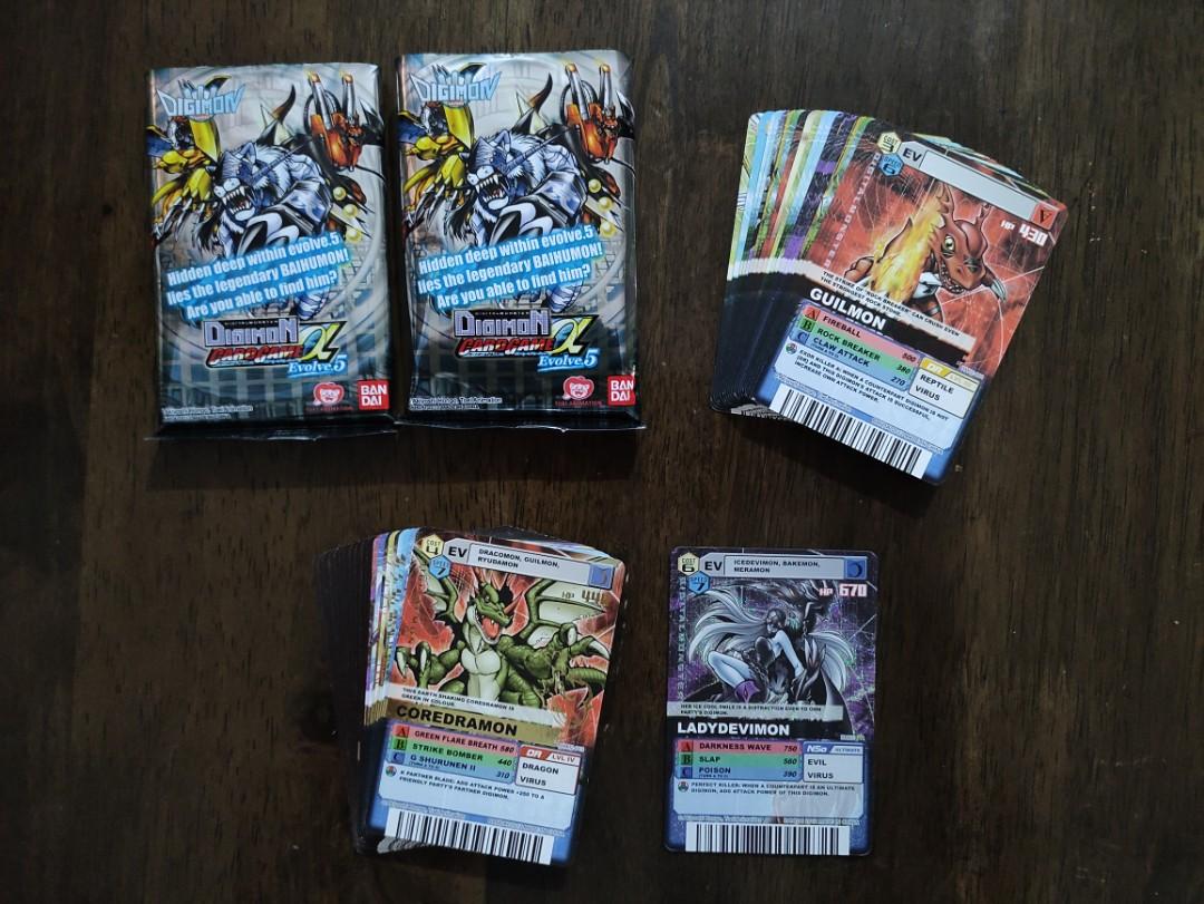 Digimon Card Game Alpha Evolve 5 Carddass, Hobbies & Toys, Toys & Games ...