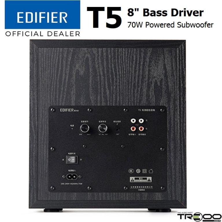 [Official] Edifier T5 High-Power 70W 8" Powered Subwoofer, Audio ...