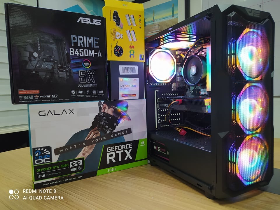 FOR SALE RYZEN 5 3600 + RTX 3060 GPU SYSTEM UNIT, Computers & Tech ...