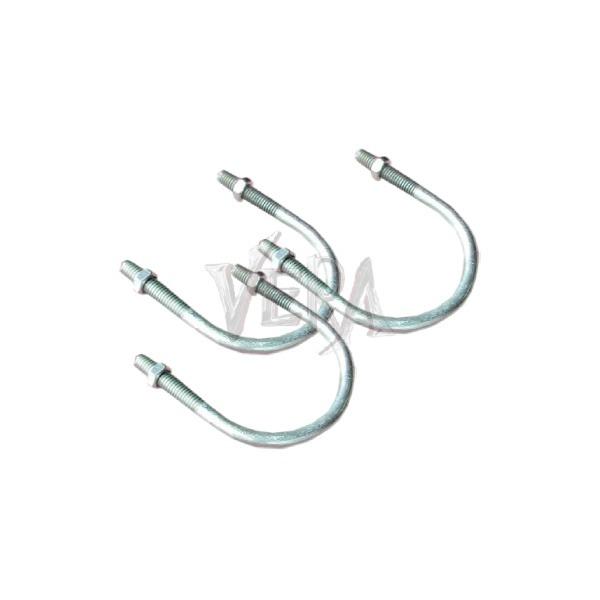 GI U Bolt with Nut 100mm | Galvanized Iron | Clamp | Pipe Clamp ...