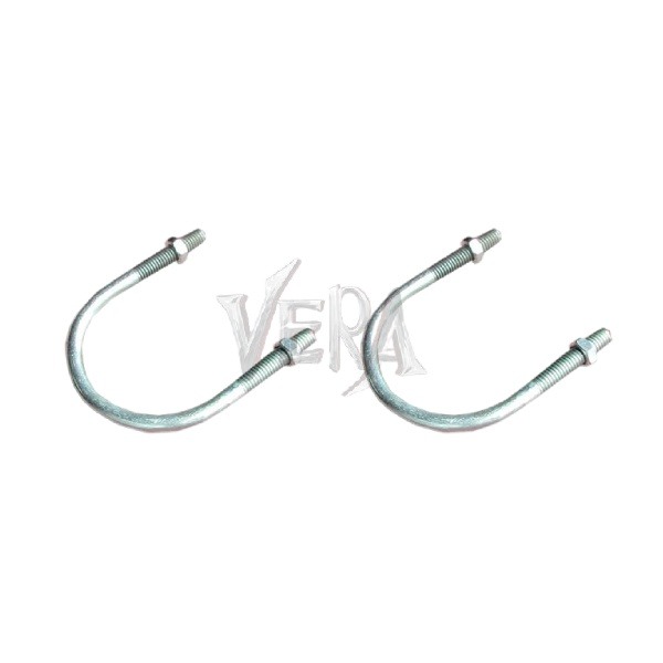 GI U Bolt with Nut 80mm | Galvanized Iron | Clamp | Pipe Clamp ...
