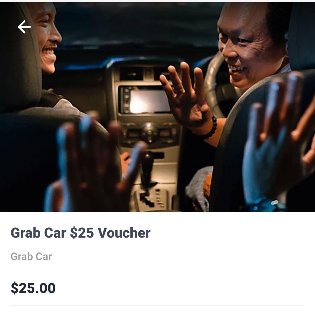 Grab car voucher, Tickets & Vouchers, Vouchers on Carousell
