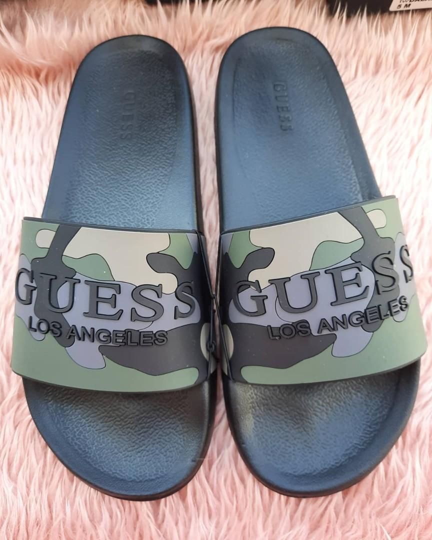 Guess Slides for Men, Men's Fashion, Footwear, Slippers & Slides on ...