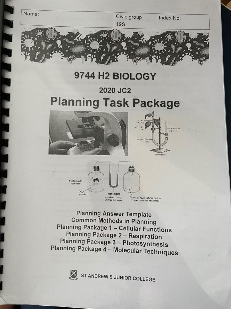 H2 BIO practical planning notes, Hobbies & Toys, Books & Magazines ...