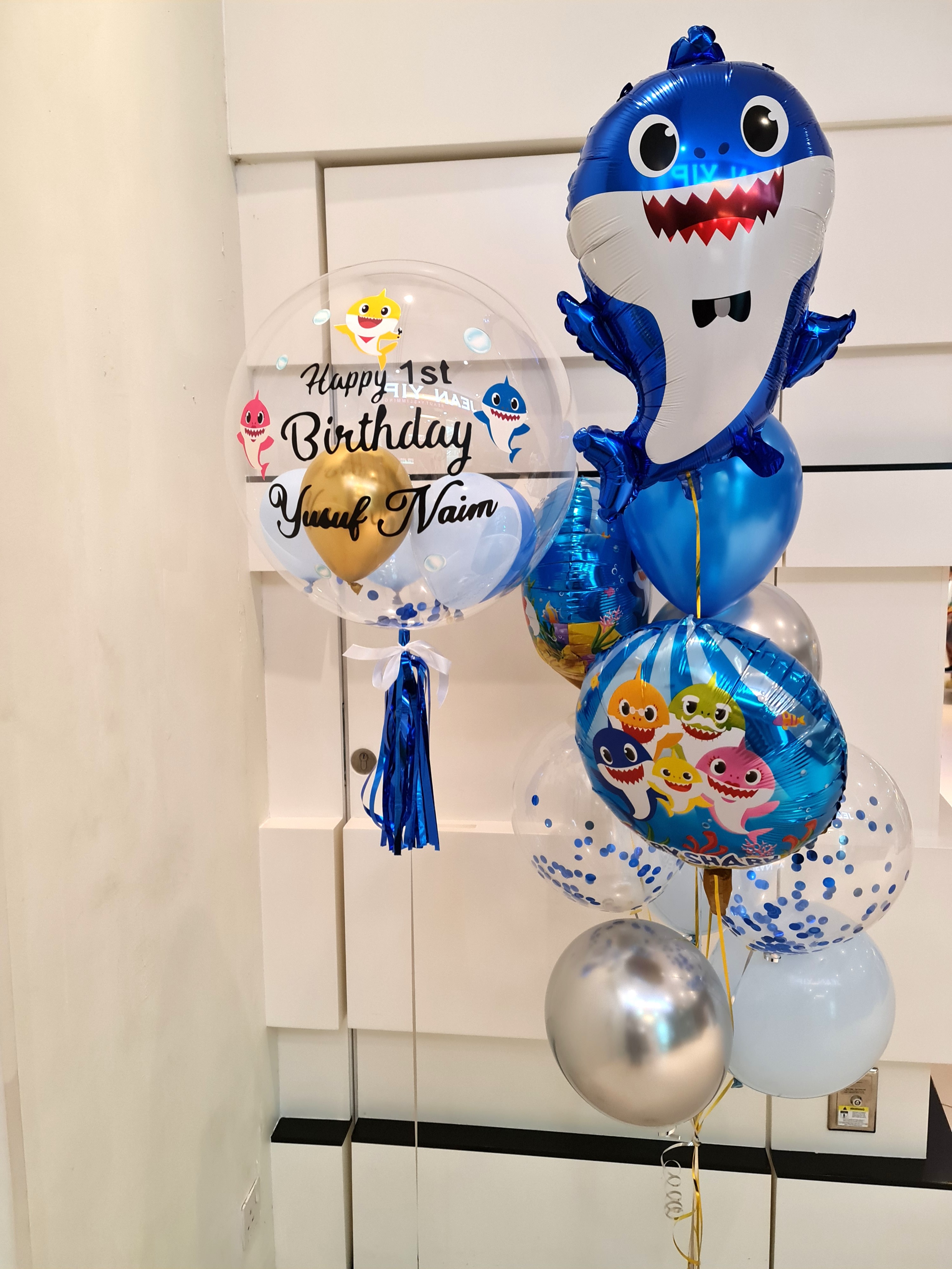 Helium Balloons, baby shark balloons, helium balloon, birthday balloons ...