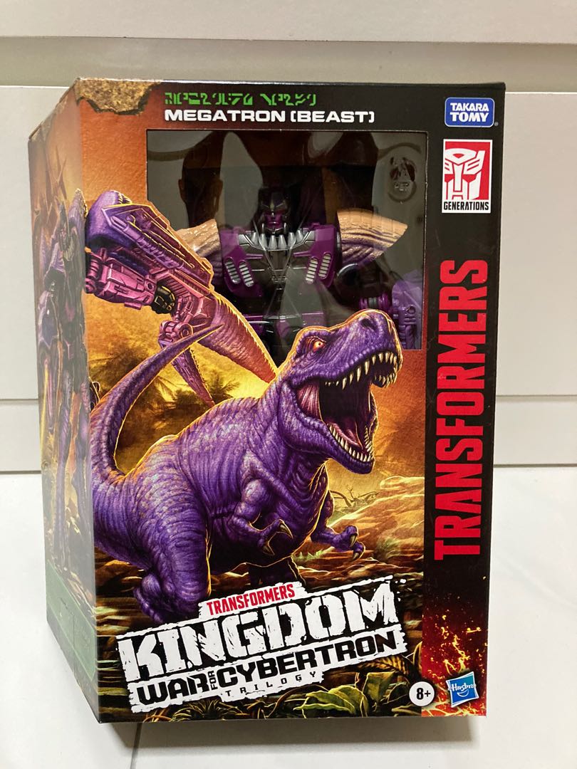 In hand Transformers Kingdom Beast Wars T-Rex Megatron, Toys & Games ...