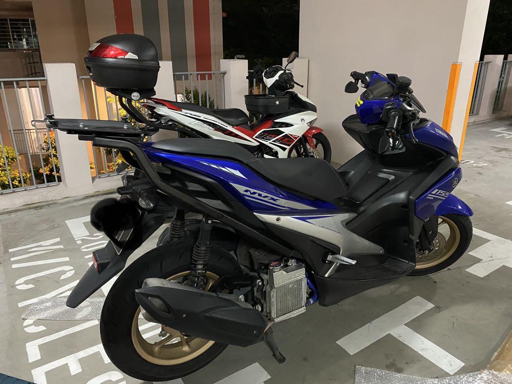 In stock heavy duty Aerox rack nvx rack, Motorcycles, Motorcycle ...