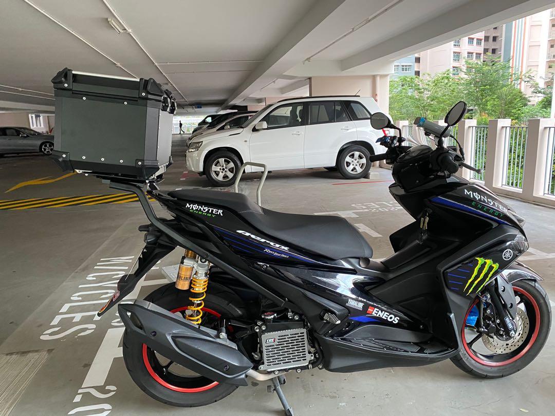 In stock heavy duty Aerox rack nvx rack, Motorcycles, Motorcycle ...