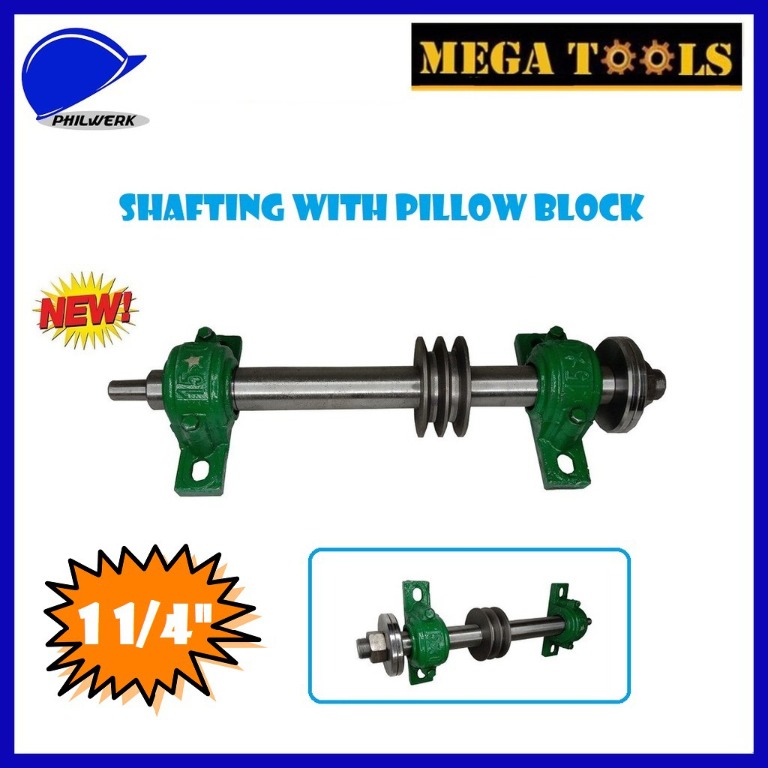 Mega Shafting 435mm with Pillow Block, Commercial & Industrial ...