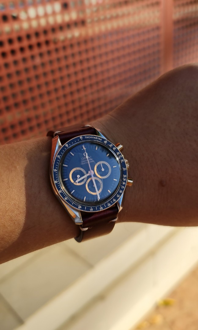 N2W Vintage Horween Leather Strap in Chromexcel® Burgundy (20mm) × 1 ...