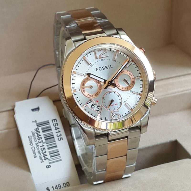 Original 100% Fossil Watch Es4135, Fesyen Wanita, Jam Tangan di Carousell