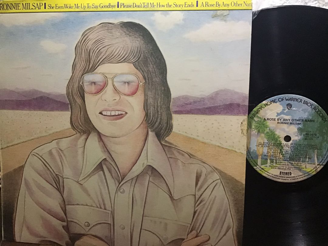 LP Ronnie Milsap - A Rose by any other name VINYL RECORD Anubis Piring ...