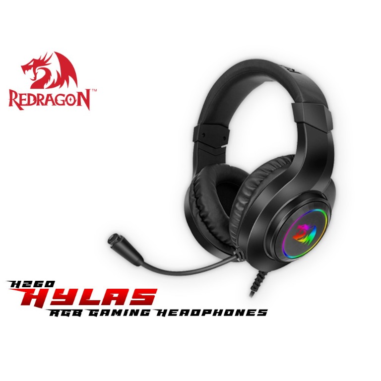 Redragon H260 Hylas RGB Gaming Headset, Computers & Tech, Parts ...