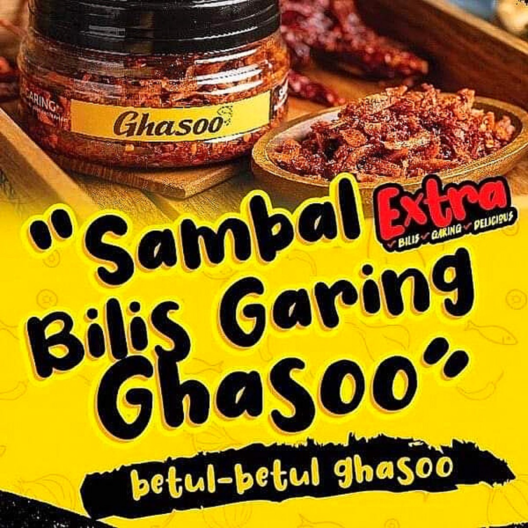 Sambal ikan Bilis Garing Ghasoo, Food & Drinks, Packaged & Instant Food on Carousell