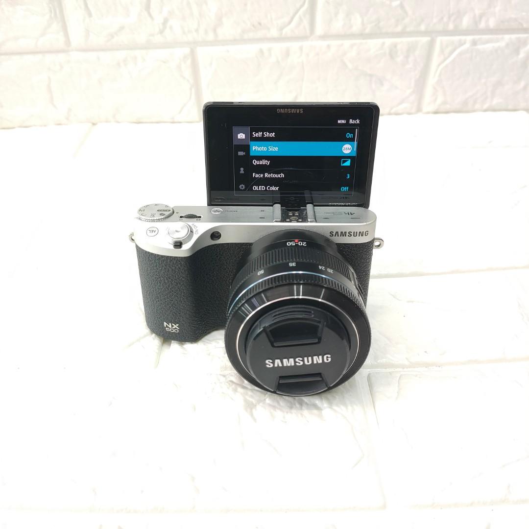 Samsung nx500 28mp 4K HD wifi Mirrorless Camera, Photography, Video ...