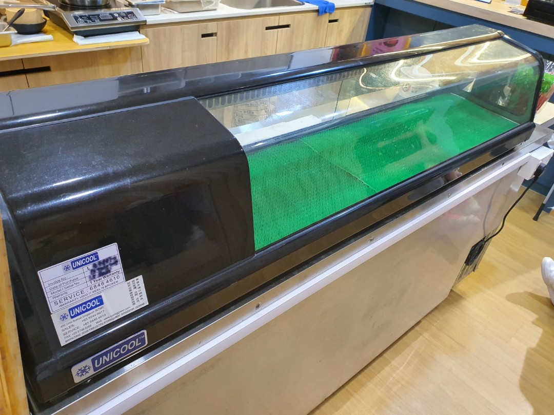 Japanese Sashimi / Sushi Display Chiller, Everything Else on Carousell