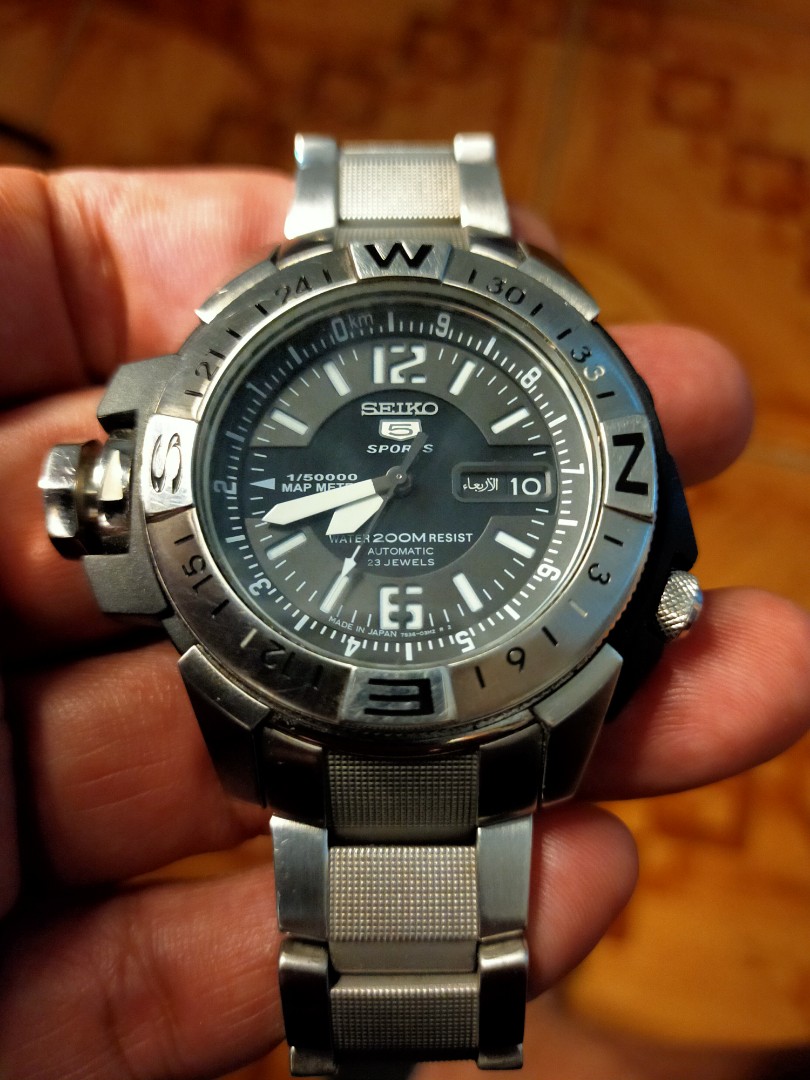 Seiko mapmeter, Men's Fashion, Watches & Accessories, Watches on Carousell