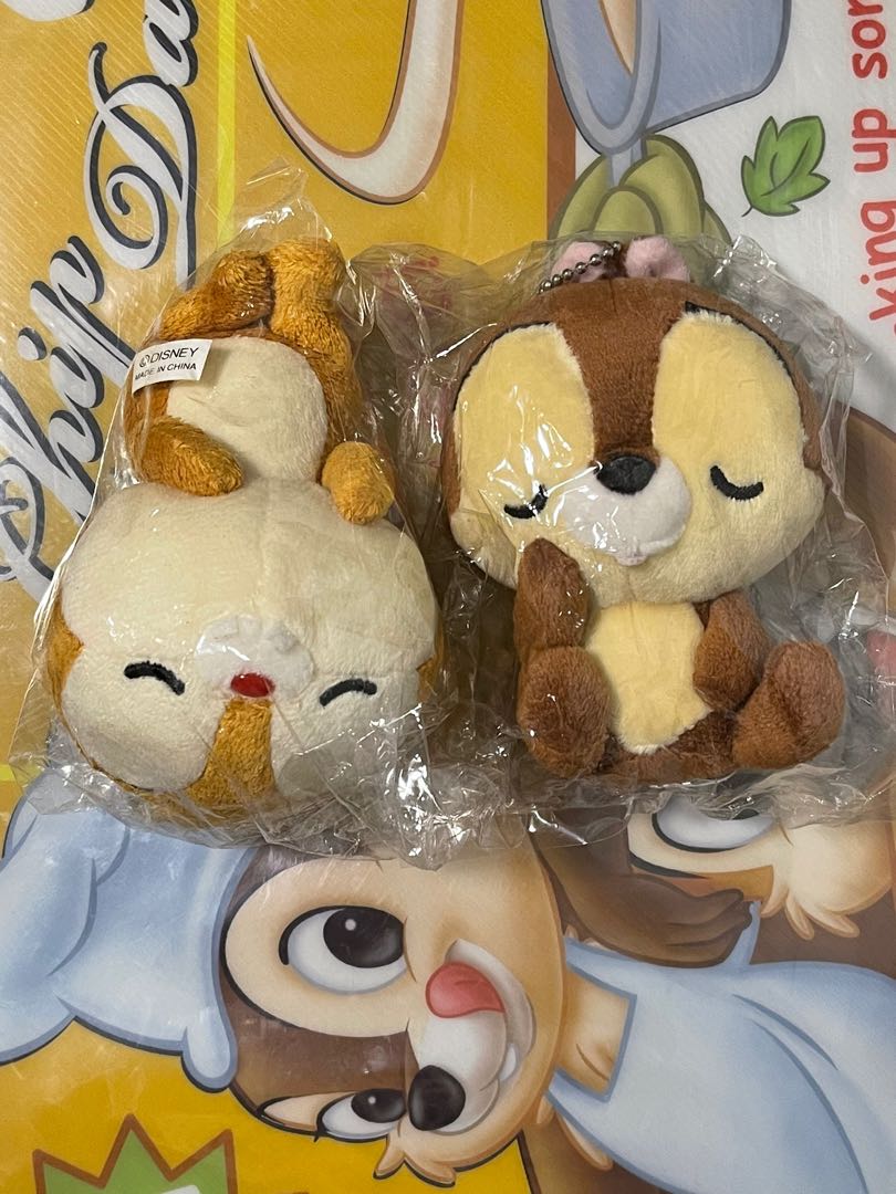 Disney Sleeping Chip and Dale (for 2), 興趣及遊戲, 玩具 & 遊戲類 - Carousell