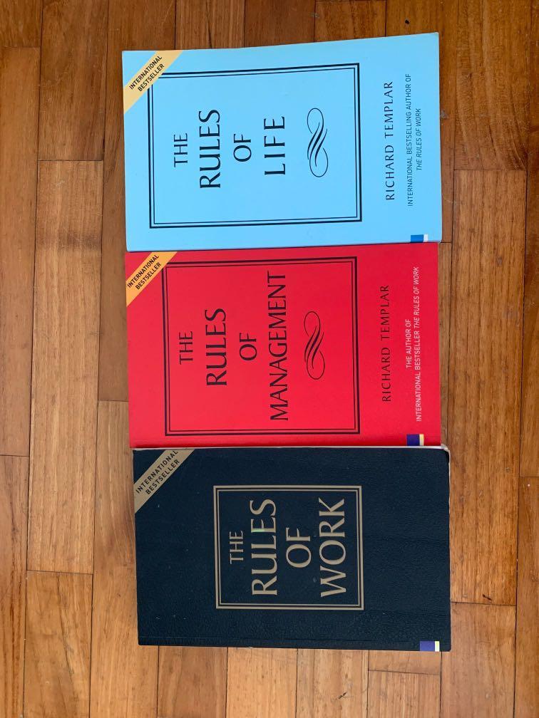 The rules book set by Richard Templar, Hobbies & Toys, Books ...