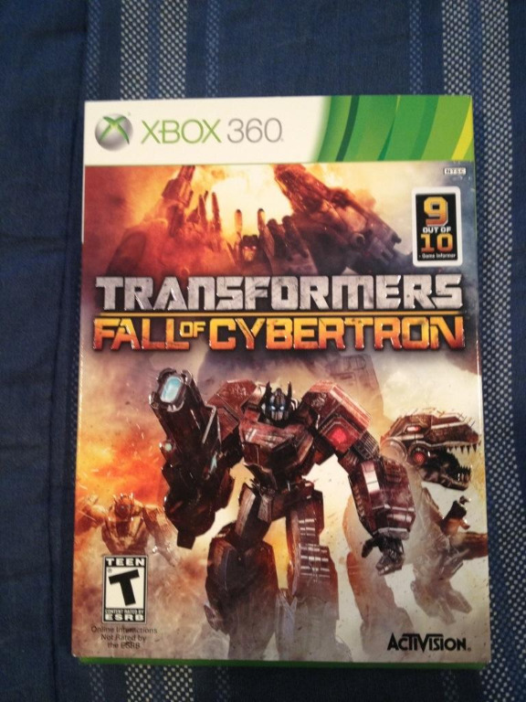 Transformers Fall of Cybertron Xbox 360, Video Gaming, Video Games ...