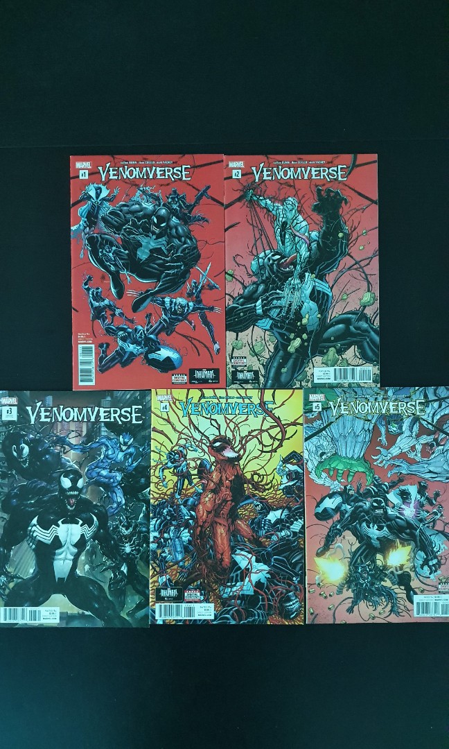 Venomverse #1,#2,#3,#4,#5 (2017 1st Series) Complete Set Of 5 ...