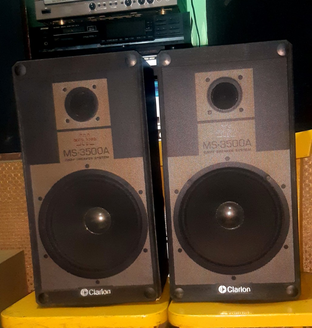VINTAGE CLARION SPEAKER, Audio, Soundbars, Speakers & Amplifiers on Carousell
