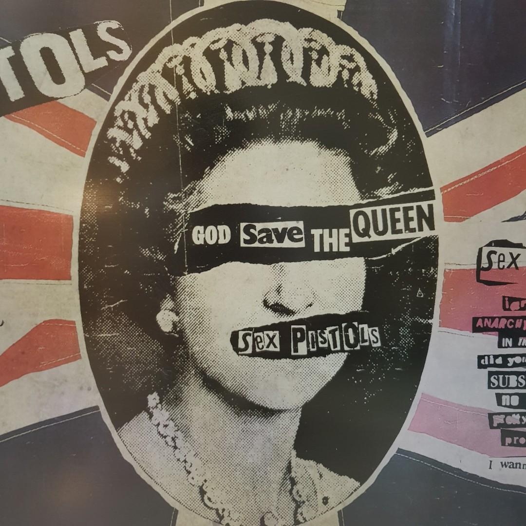 Vintage retro rock band album poster | Large Size | British punk ...