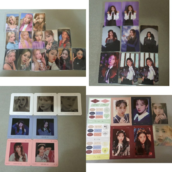 WTS / WTT IZ*ONE IZONE ONE REELER INSERTS PHOTOCARDS clearance eunbi sakura hyewon yena chaeyeon ...