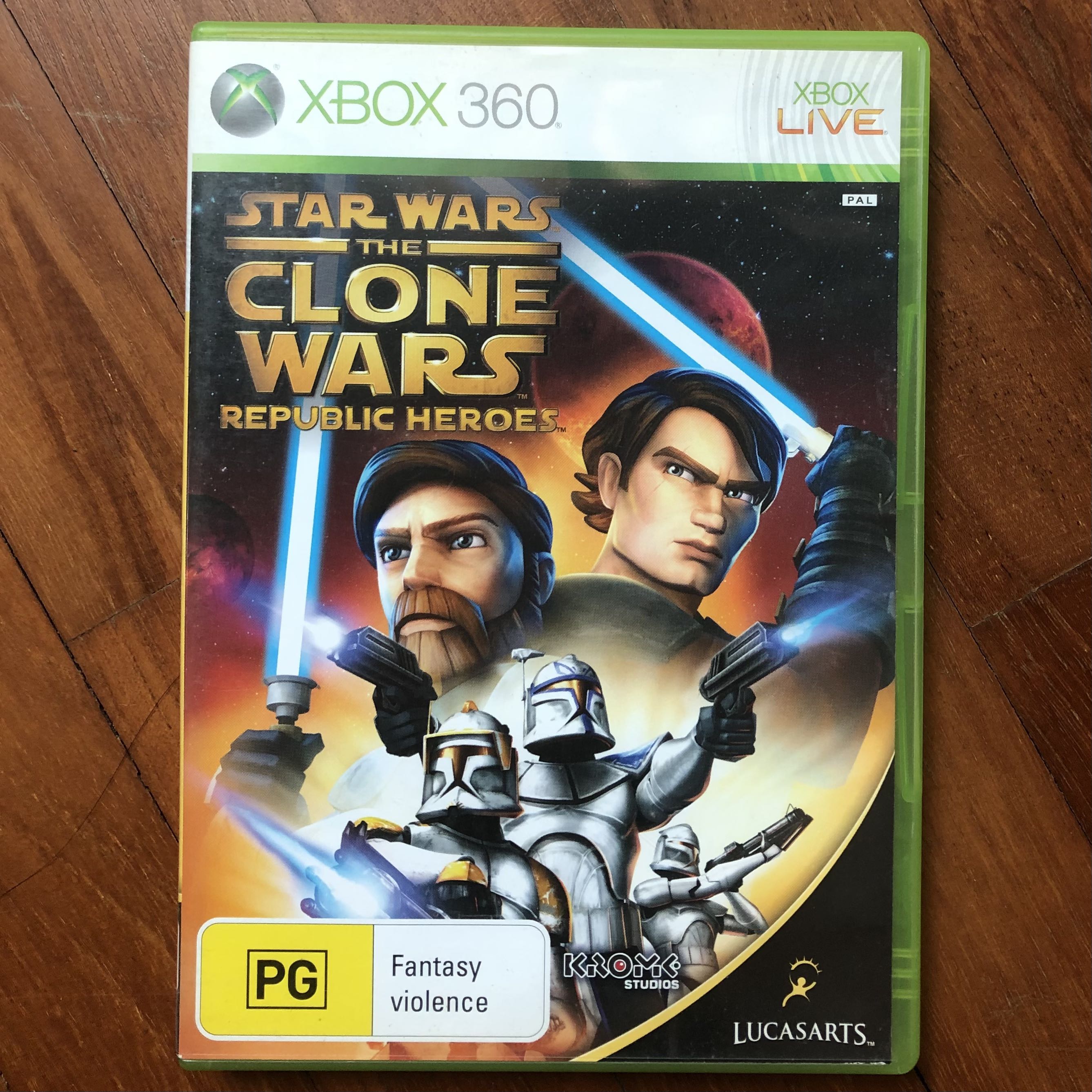 Xbox 360 Star Wars the clone wars: republic heroes , Video Gaming ...