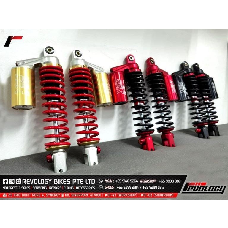 YAMAHA AEROX 155 YSS SUSPENSION SHOCK ABSORBER 3 COLOURS VARIANTS ...